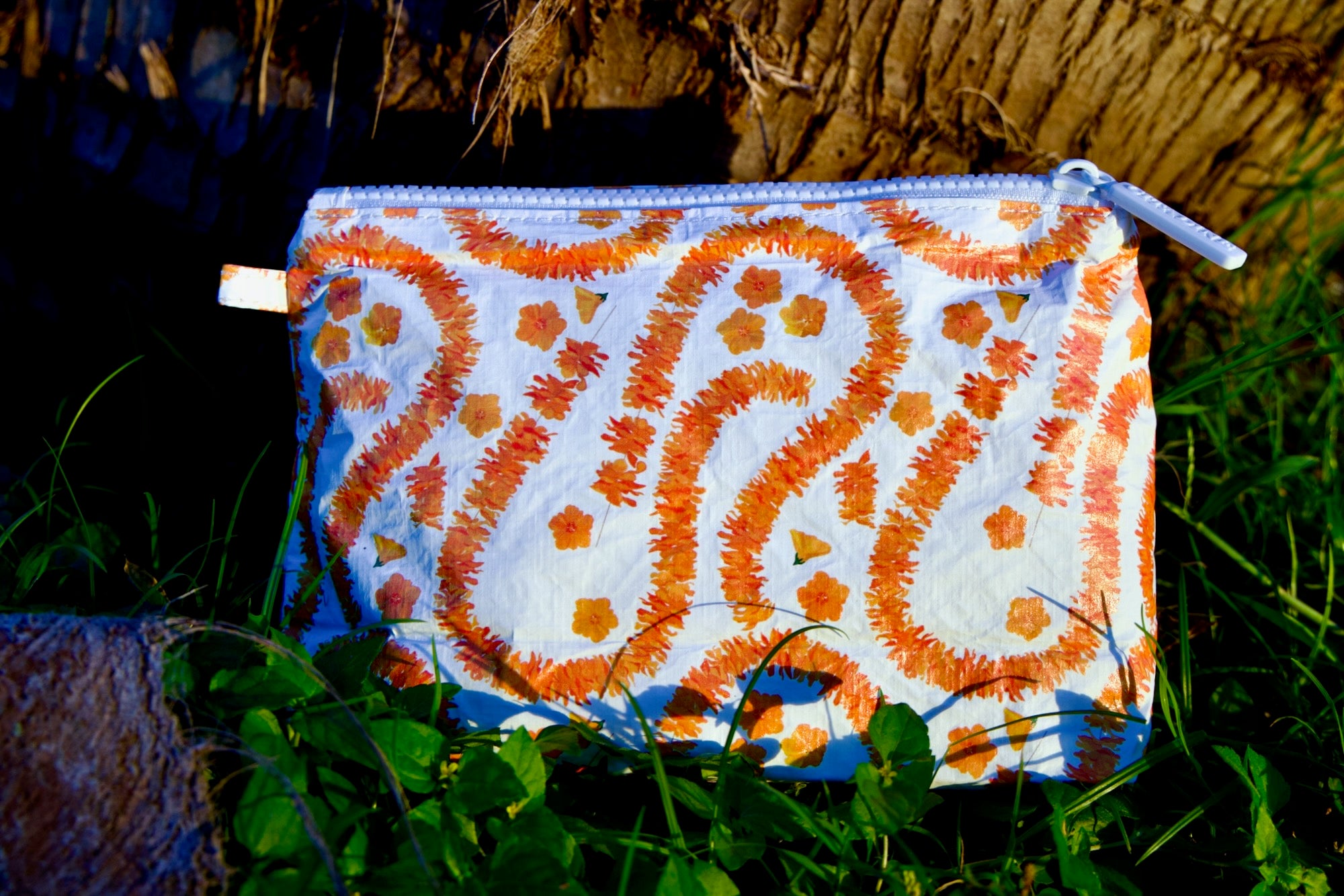 Ilima Leis Floral Print Pouch | HNL Designs Pouch | Citadine